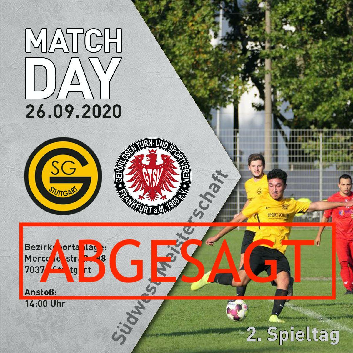 -ABGESAGT- 2. Südwestmeisterschaft GSG Stuttgart vs GTSV Frankfurt ...